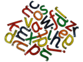 Sparkly Gel Letters - Lower Case Sensory Rooms & Snoezelen® Equipment ...