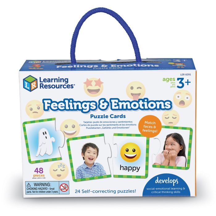 Feelings & Emotions Puzzle Cards | Snoezelen® Multi-Sensory ...