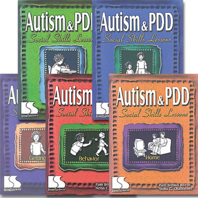 Autism & PDD Social Skills Lessons: Set of 5 Books Sensory Rooms ...