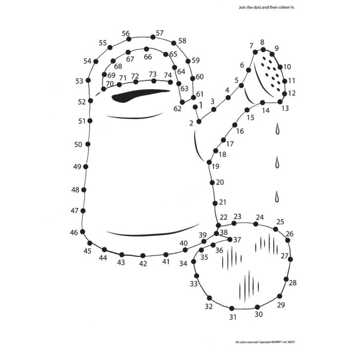 Adult Dot To Dot Printable